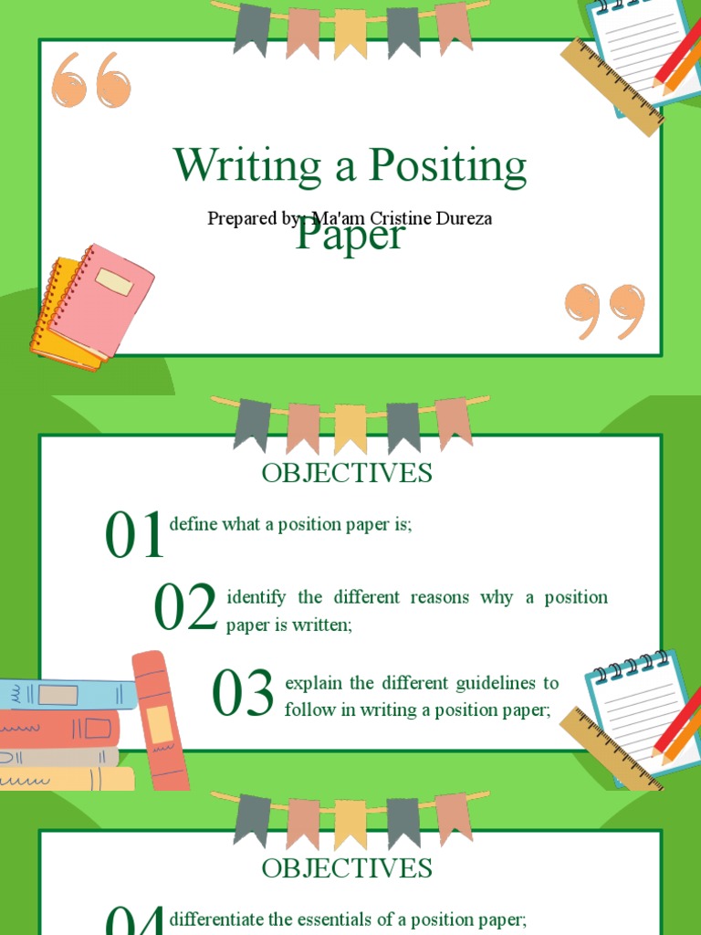 Writing A Position Paper. Part 1 | PDF | Reason | Cognitive Science