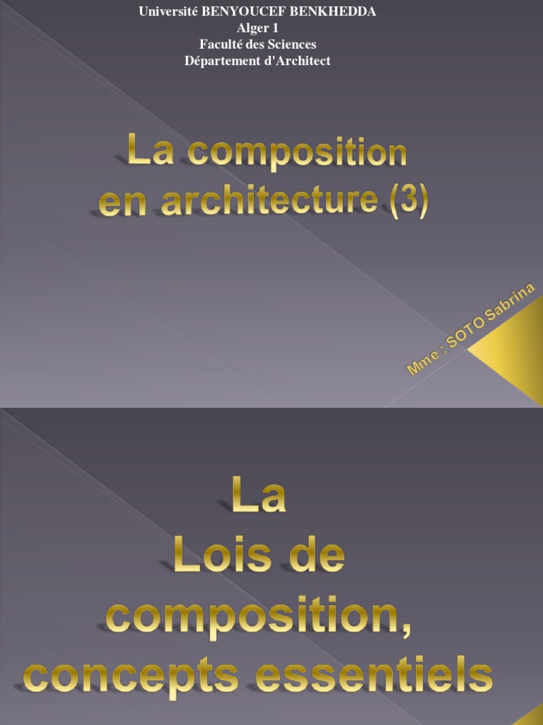 Lois de Composition Concepts Essentiels | PDF