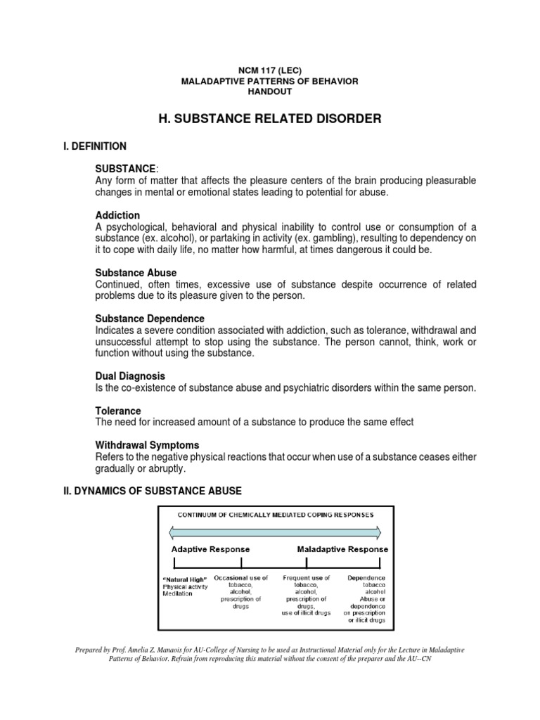 Substance Abuse | PDF | Mental Disorder | Substance Abuse