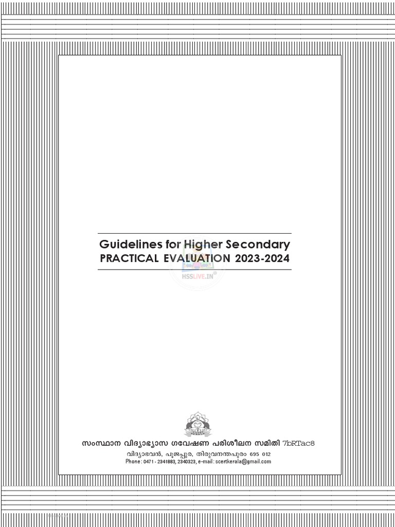 Hsslive HSS Practical Scheme 2023 24 | PDF