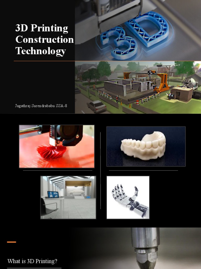 3D Printing Construction Technology | PDF | 3 D Printing | 3 D Computer Graphics