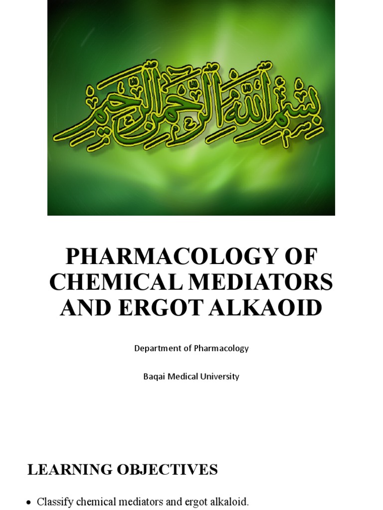 Ergot Alkaloid | PDF
