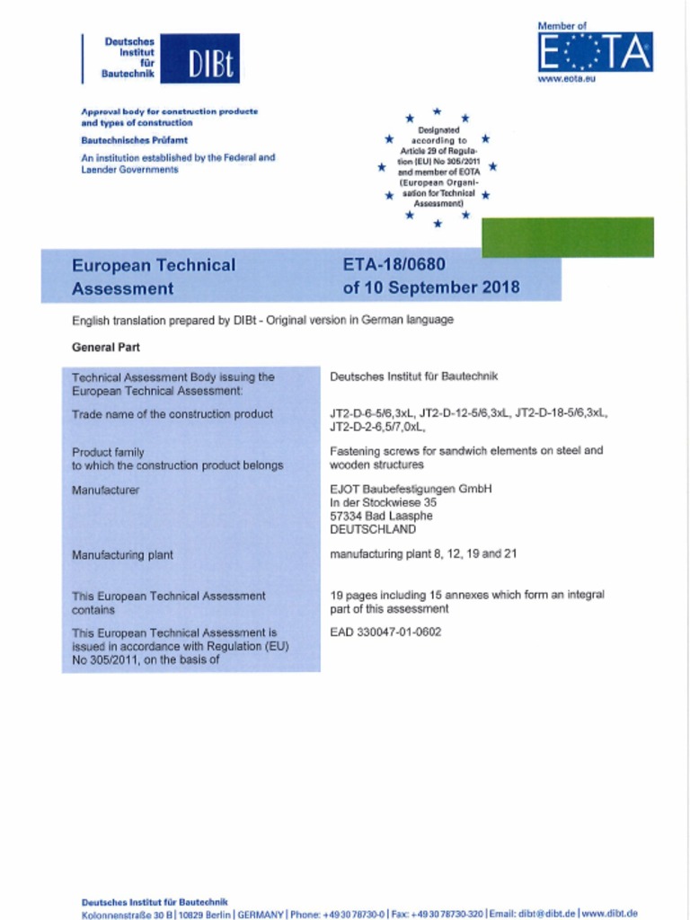 Tehnicki List JT2-D-6-5,5-6,3 | PDF