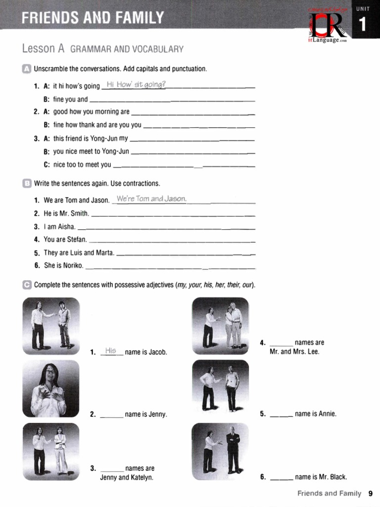 World English Intro WB 9-14 | PDF
