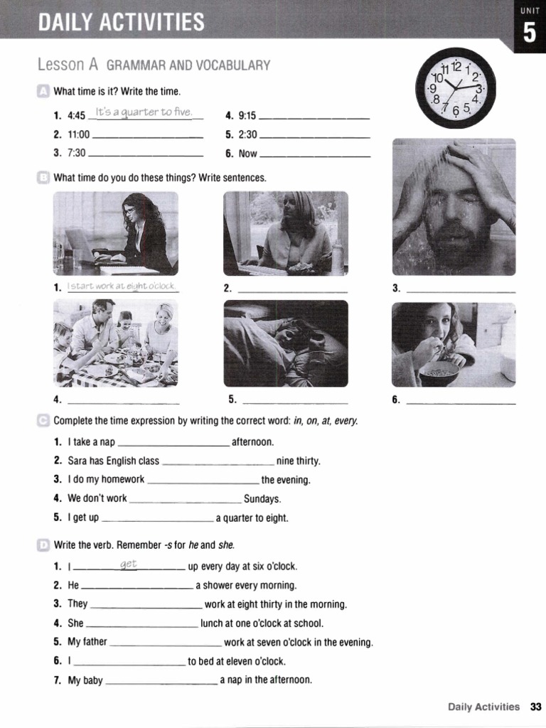 World English Intro WB 33-38 | PDF