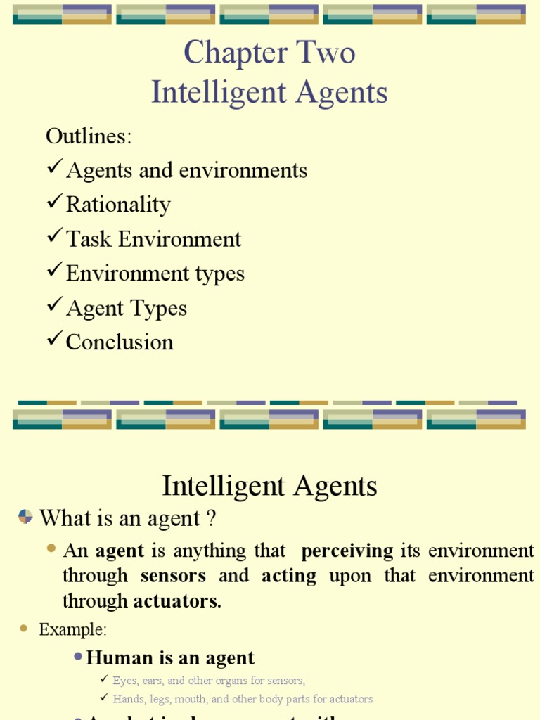 Chapter II Intelligent Agents | PDF | Cognitive Science | Cognition