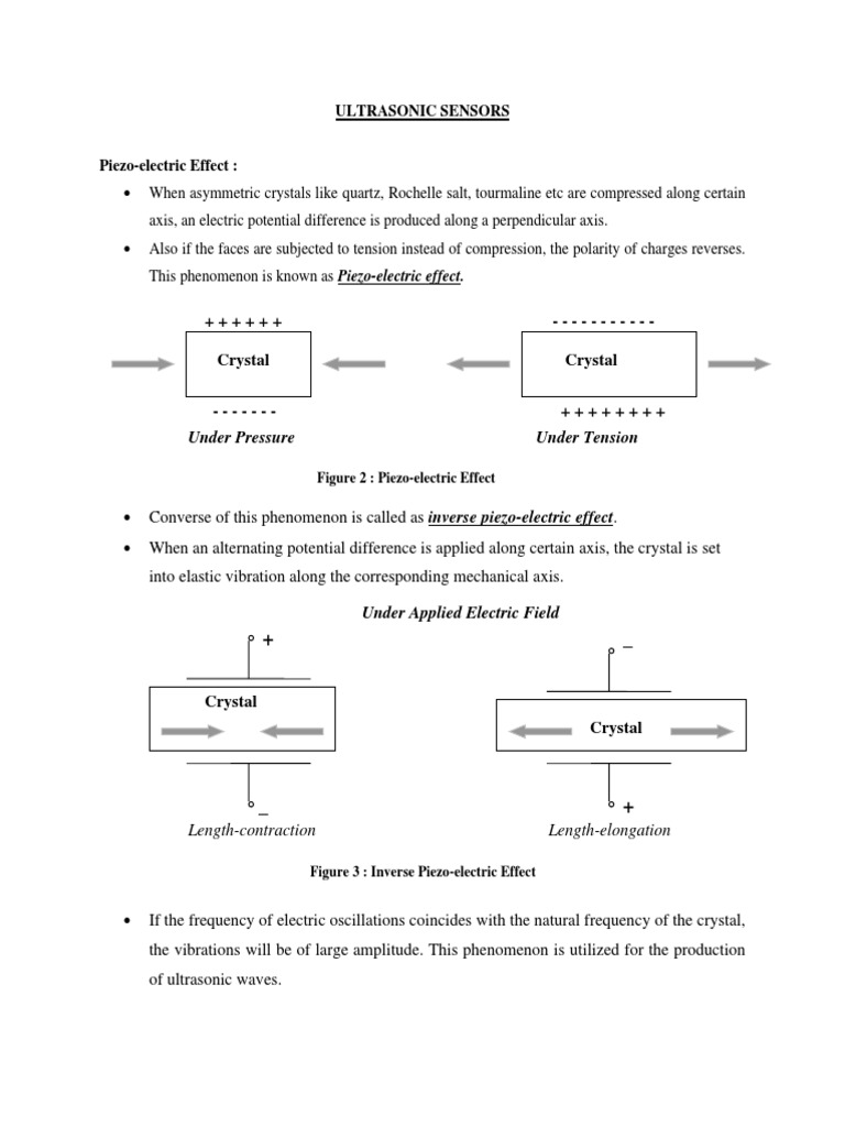 Ultrasonic Sensor Notes | PDF