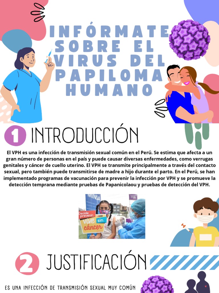 Folleto sobre Vacunación VPH en Perú | PDF | Causas de la muerte ...