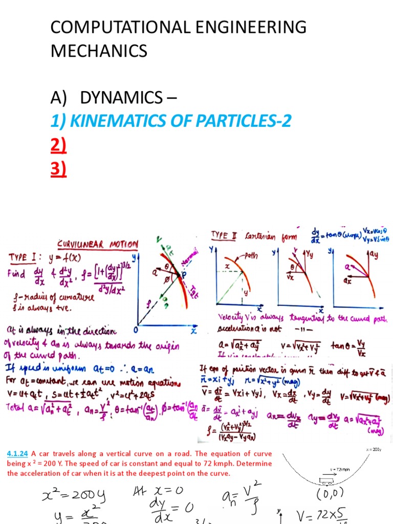 3B CEM M1 KOP Curvilinear & Projectile Motion | PDF