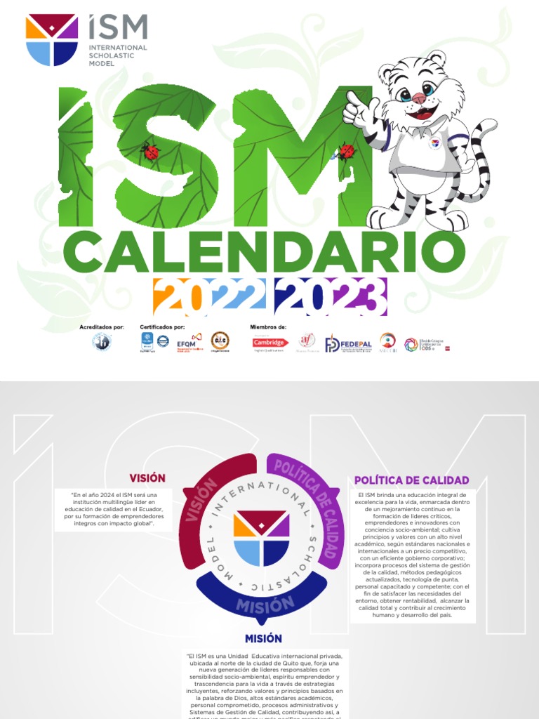 Calendario Ism 2022 2023 Com | PDF | Iniciativa empresarial | Business