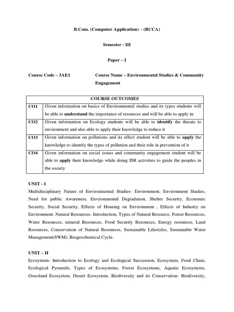 BCCA Sem III VI Final Consolidated | PDF