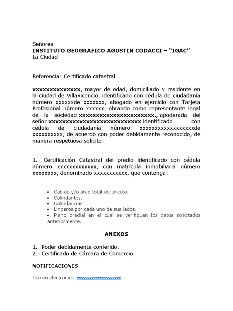 SOLICITUD IGAC | PDF