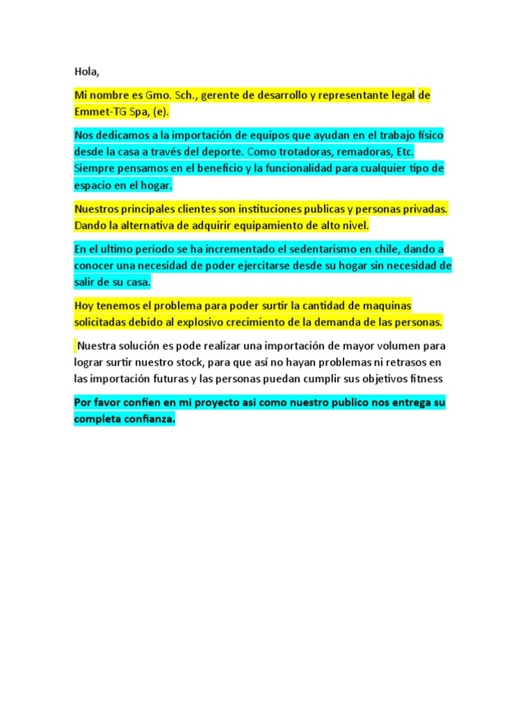 Proyecto Sercotec Presentacion Spich Video Guillermo | PDF