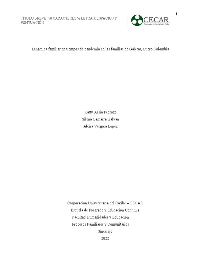 Bosquejo de Trabajo.... Cecar | PDF | Pobreza | Pobreza e indigencia