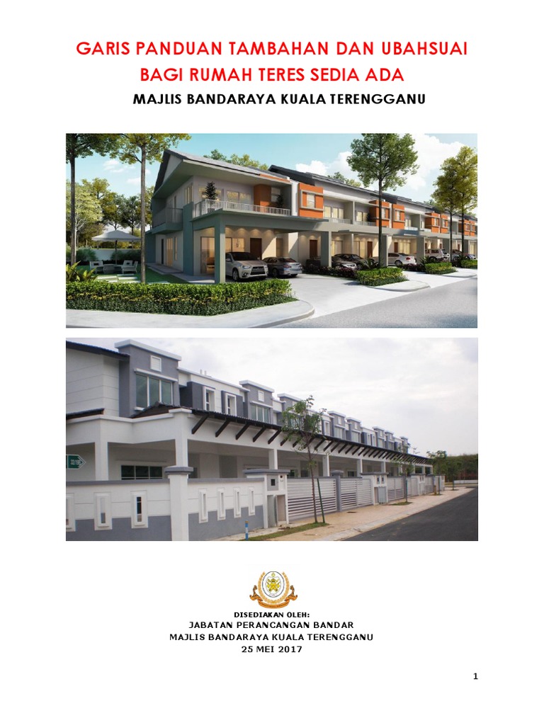 Garis Panduan Tambahan Dan Ubahsuai Bagi Rumah Teres Sedia Ada | PDF