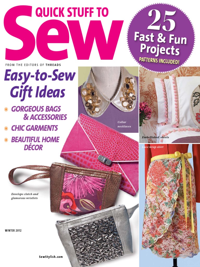 Quickstuff To Sew | PDF | Sewing | Textile Arts