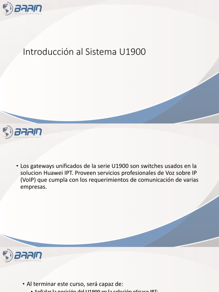 03 U1900 System Introduction | PDF | protocolo de Iniciacion de Sesion ...