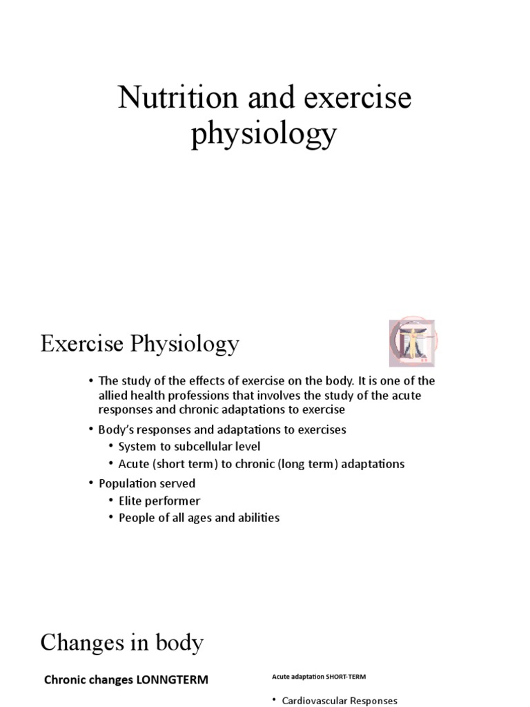 Exercise Physiology Overview | PDF | Physical Fitness | Skeletal Muscle