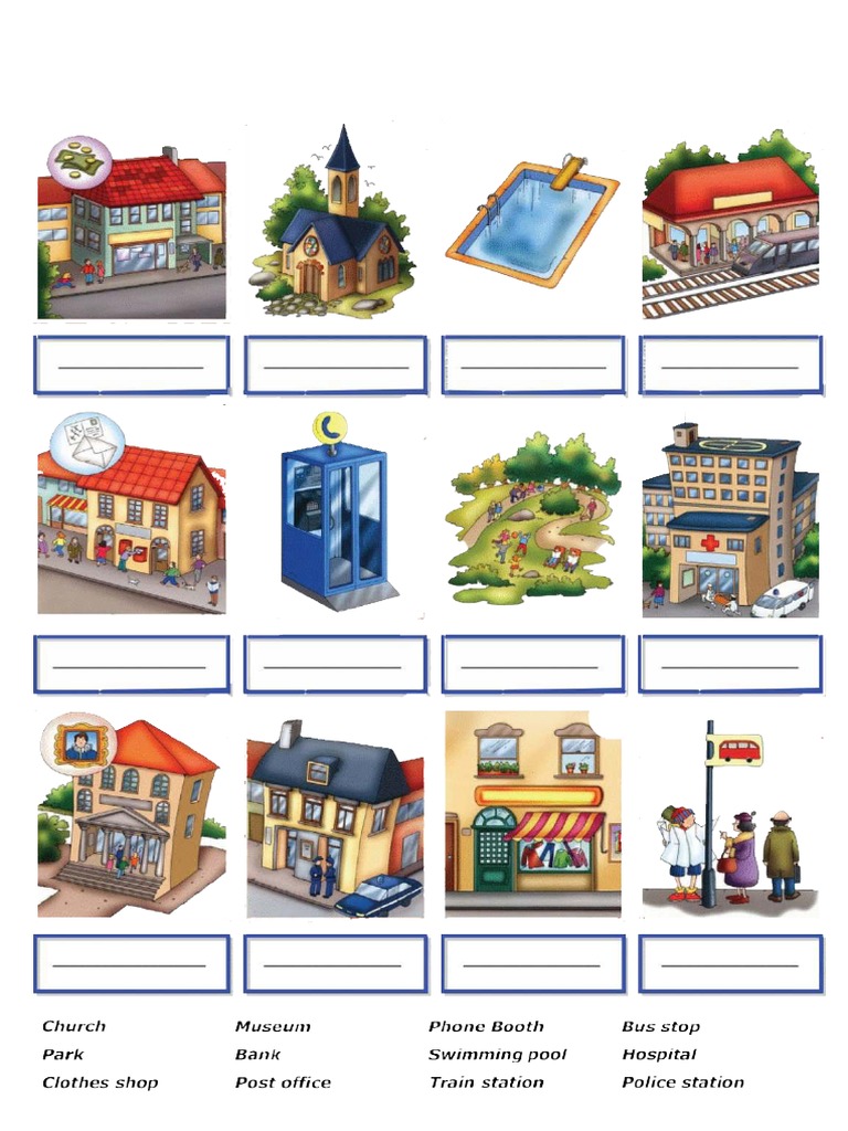 Places in Town | PDF