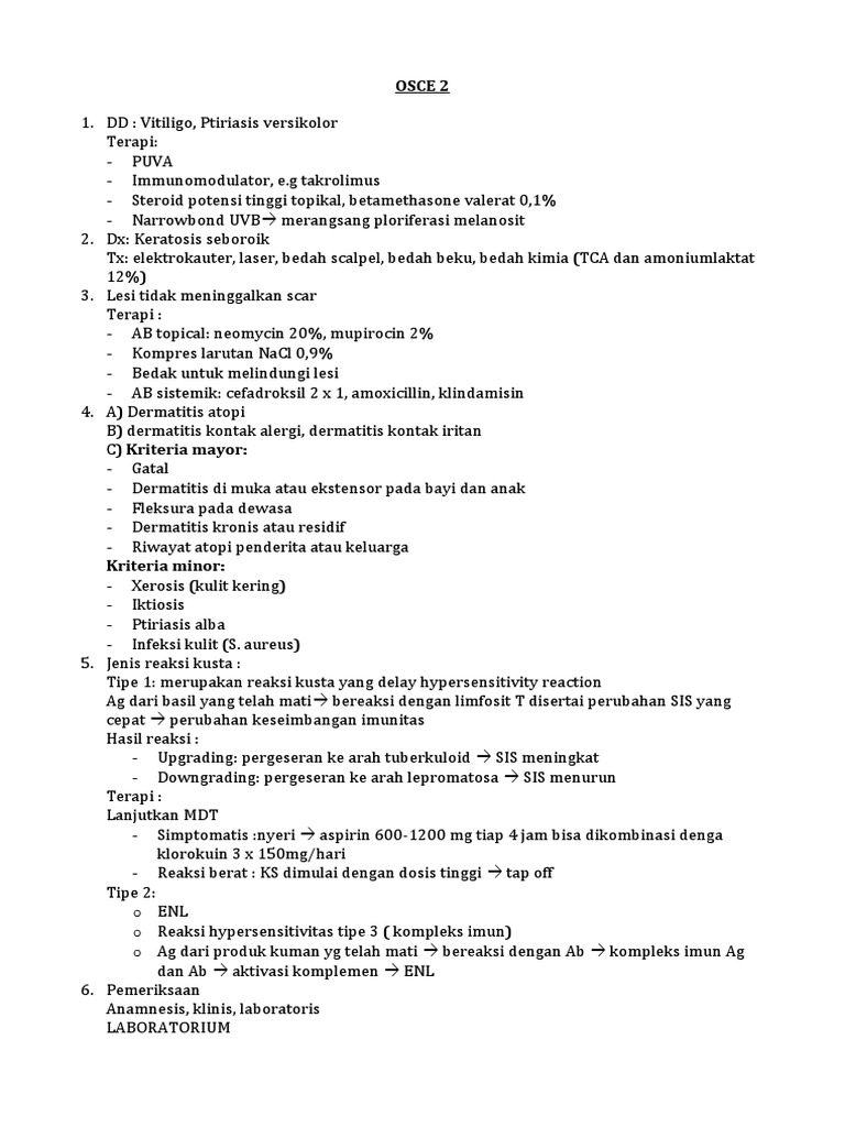 Jawaban Osce 2 | PDF