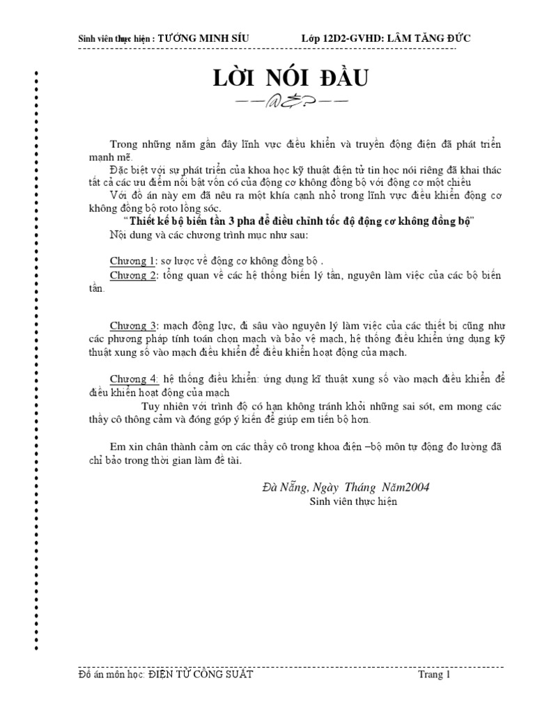 (123doc) - Do-An-Thiet-Ke-Bo-Bien-Tan-Dieu-Khien-Dong-Co-Xoay-Chieu-3-Pha-Bkdn | PDF