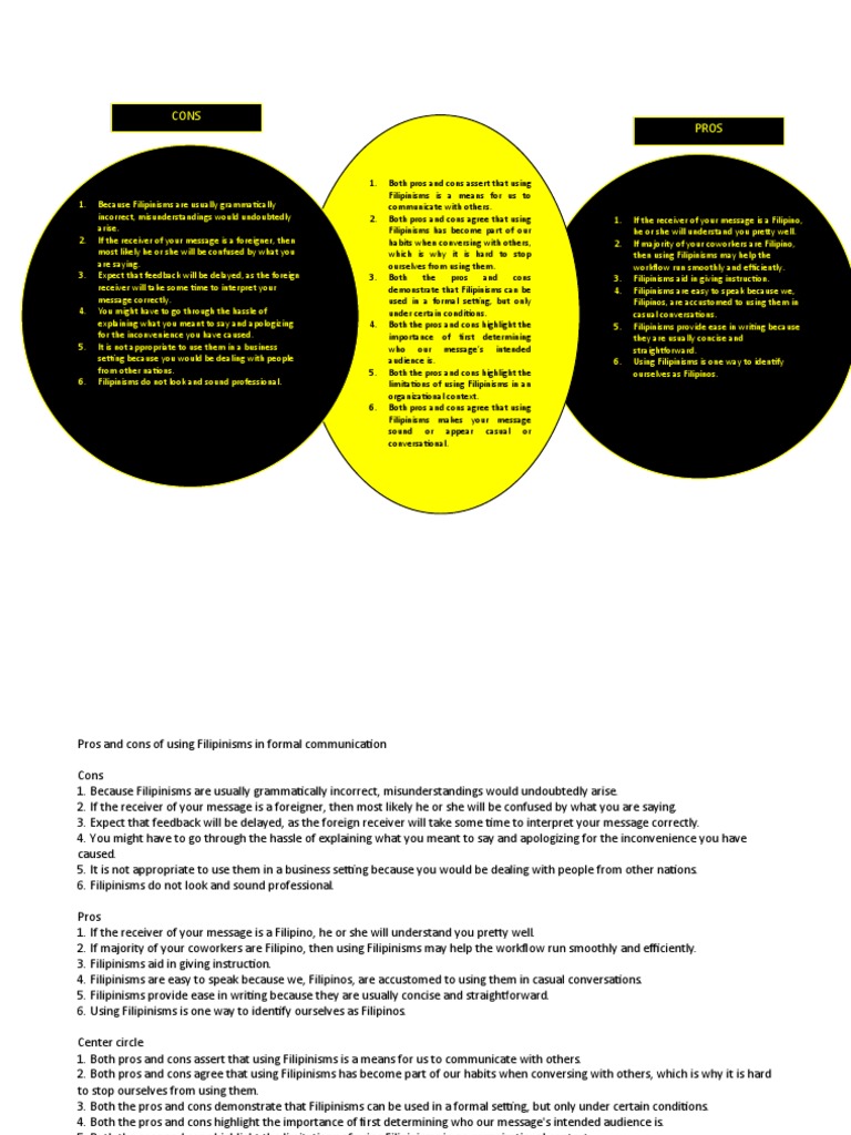 Venn Diagram Activity | PDF | Communication | Human Communication