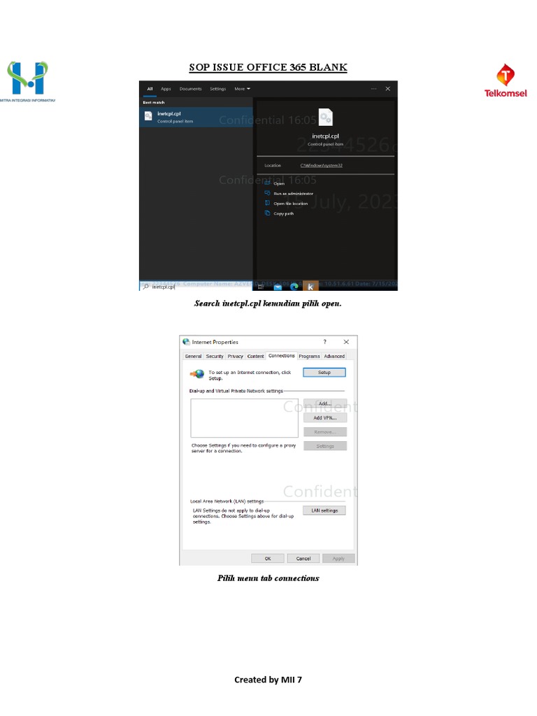 Sop Issue Office 365 Blank | PDF