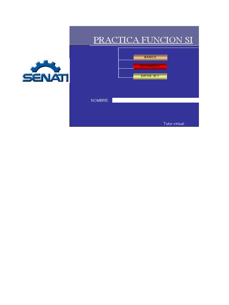 Ejercicios de Práctica Excel Formulas Lógicas Basico e Intermedio | PDF