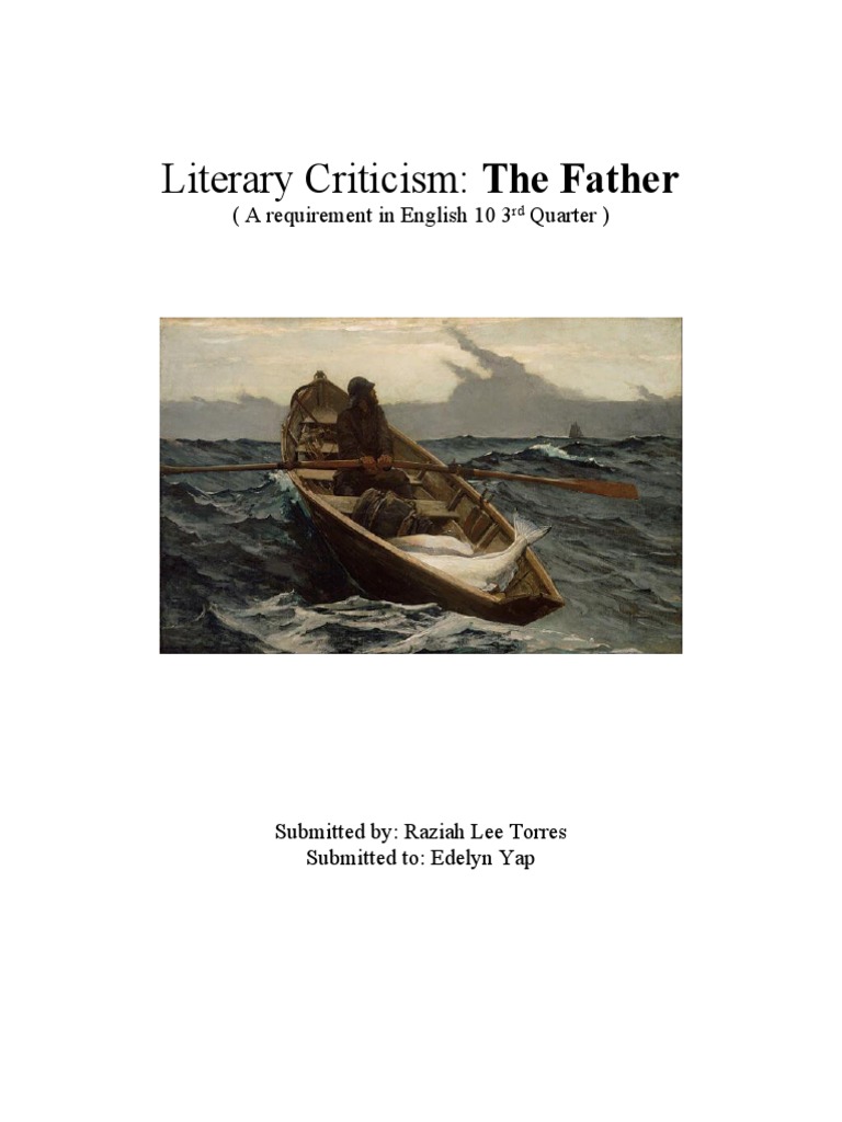 Literary Criticism-The Father | PDF | History | Classics