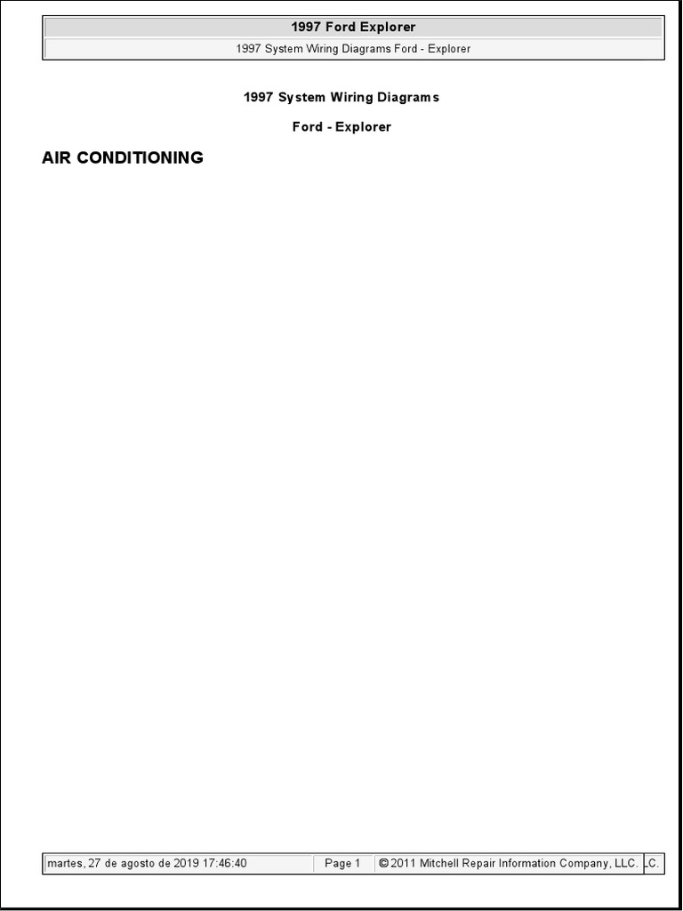 Ford Explorer 97 | PDF