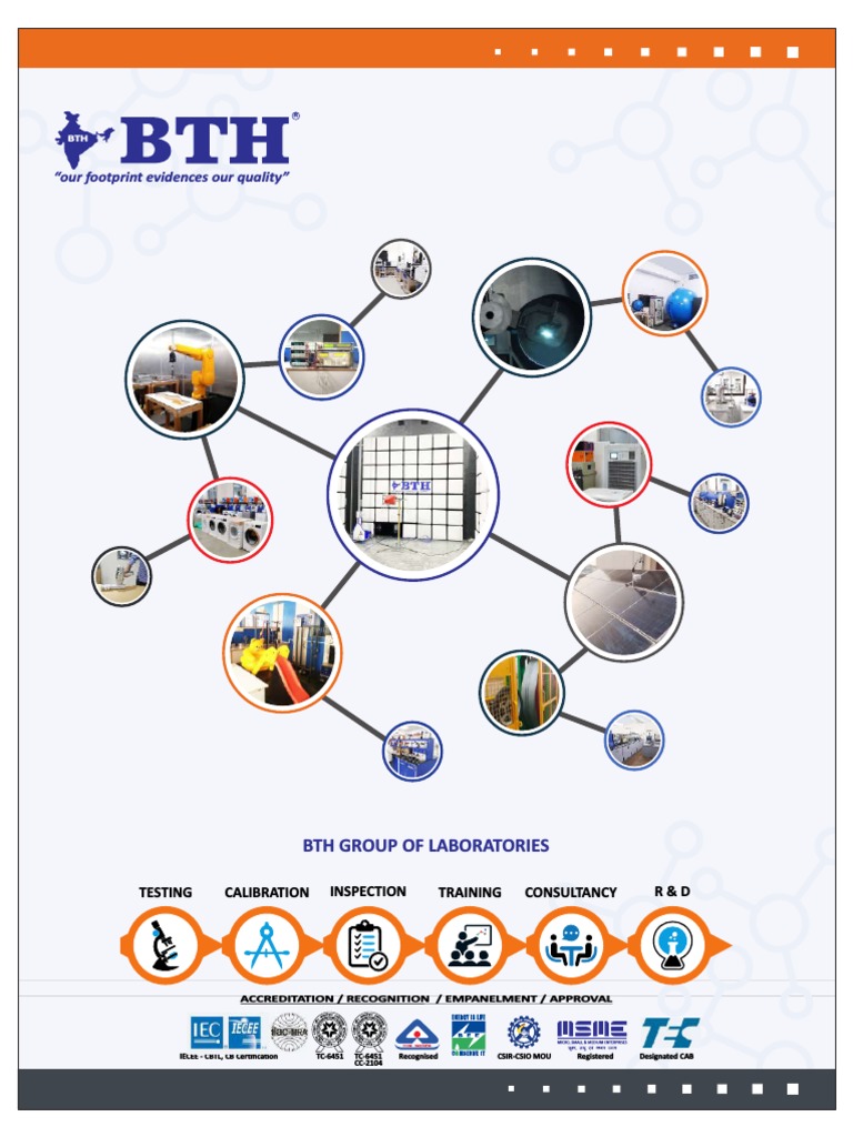 BTH Brochure - Bharat Test House | Download Free PDF | Solar Panel | Cement
