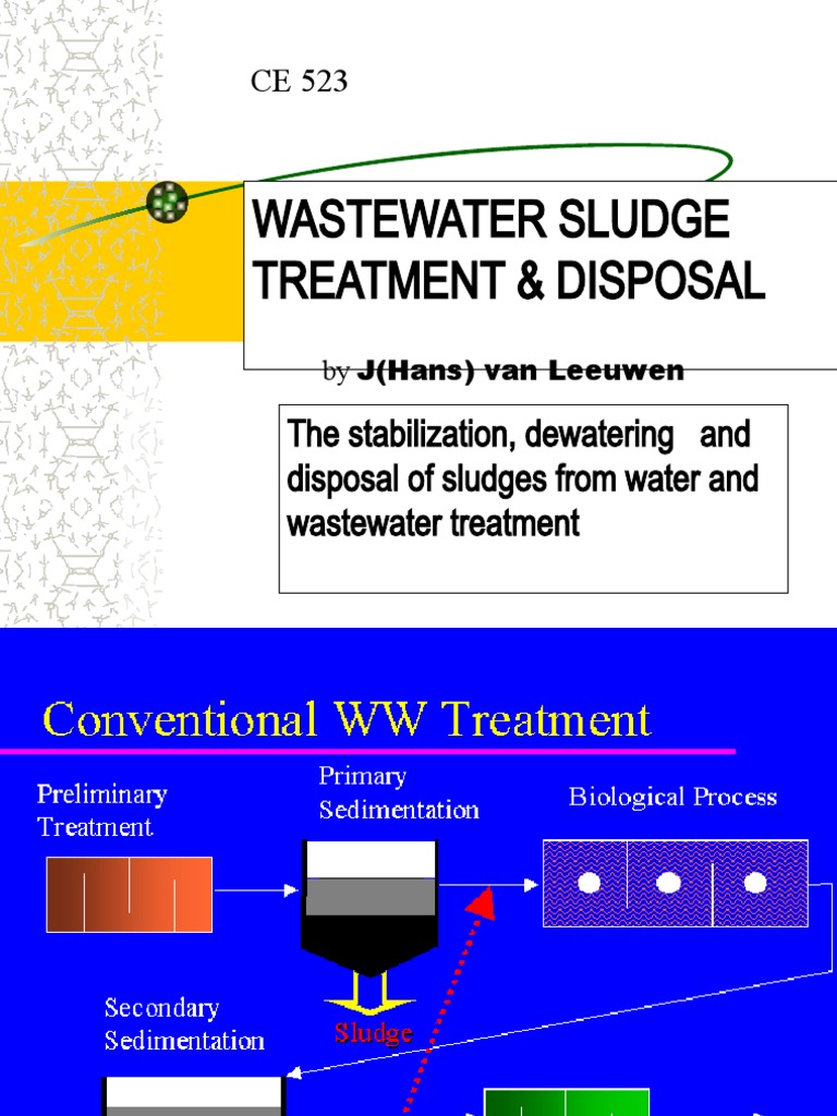 Sludge Treatment & Disposal | PDF Sludge Treatment & Disposal | PDF