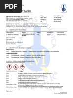 Las 16 Partes de Los MSDS | PDF | Primeros auxilios | Química