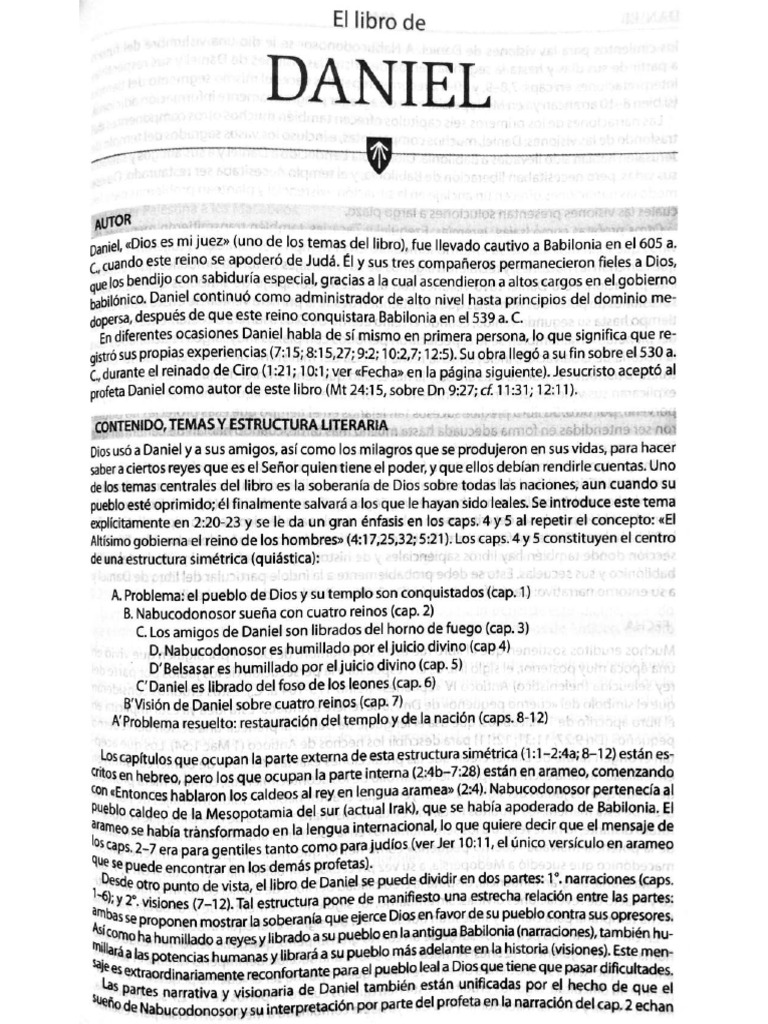Daniel. Biblia de Estudio Andrews - Compressed | PDF