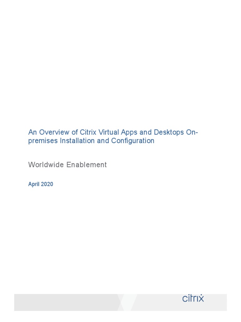 InstallAndConfig CVAD | PDF | Citrix Systems | Virtualization