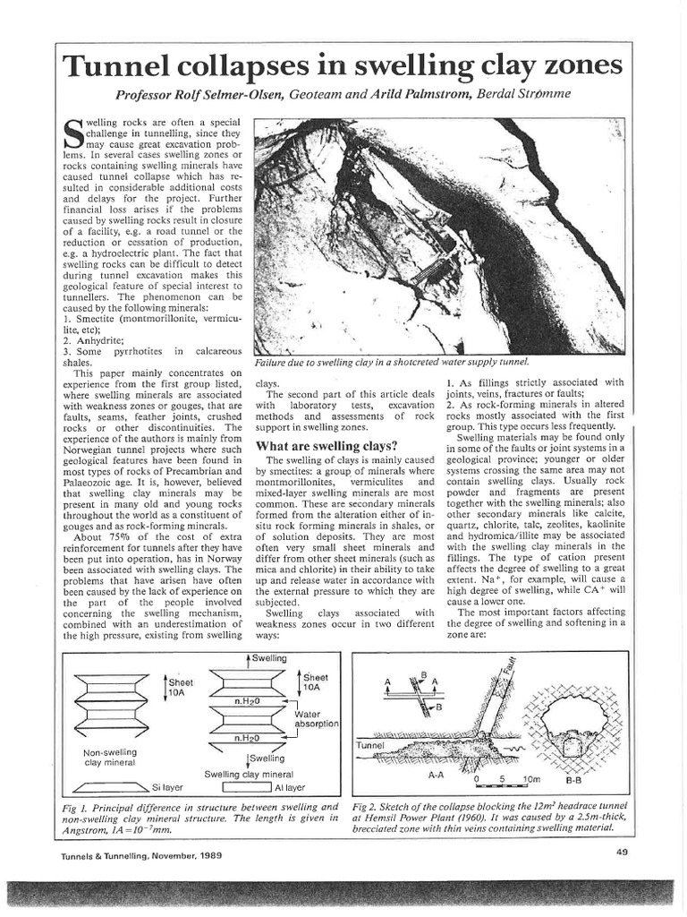 Example of Swelling - Clay | PDF | Minerals | Stress (Mechanics)
