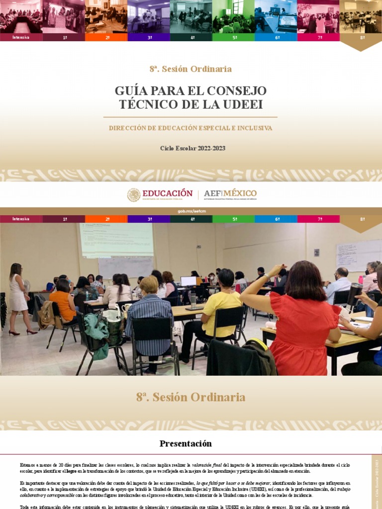 Guia UDEEI - 8a - Sesion 15 de Junio (Autoguardado) | PDF | Educación ...