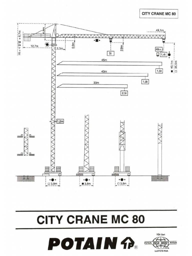 Gruas MC80 | PDF