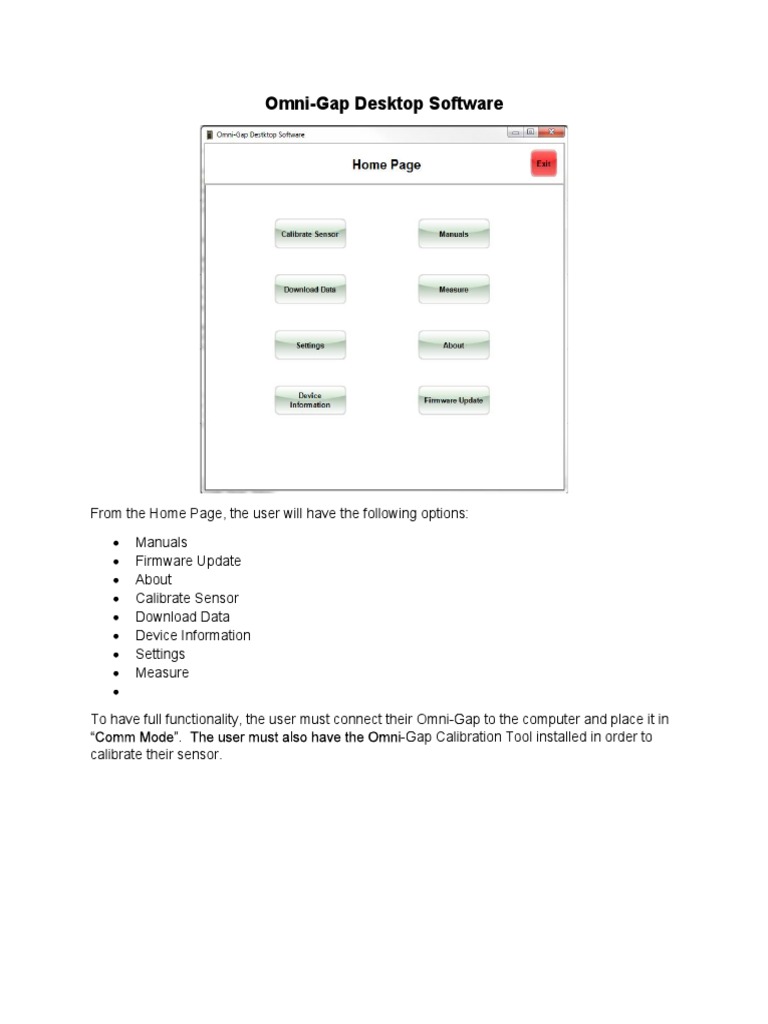 Software Manual | PDF