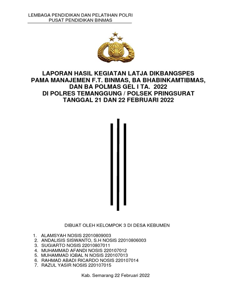 Format Lap Latja Kelompok 3 | PDF