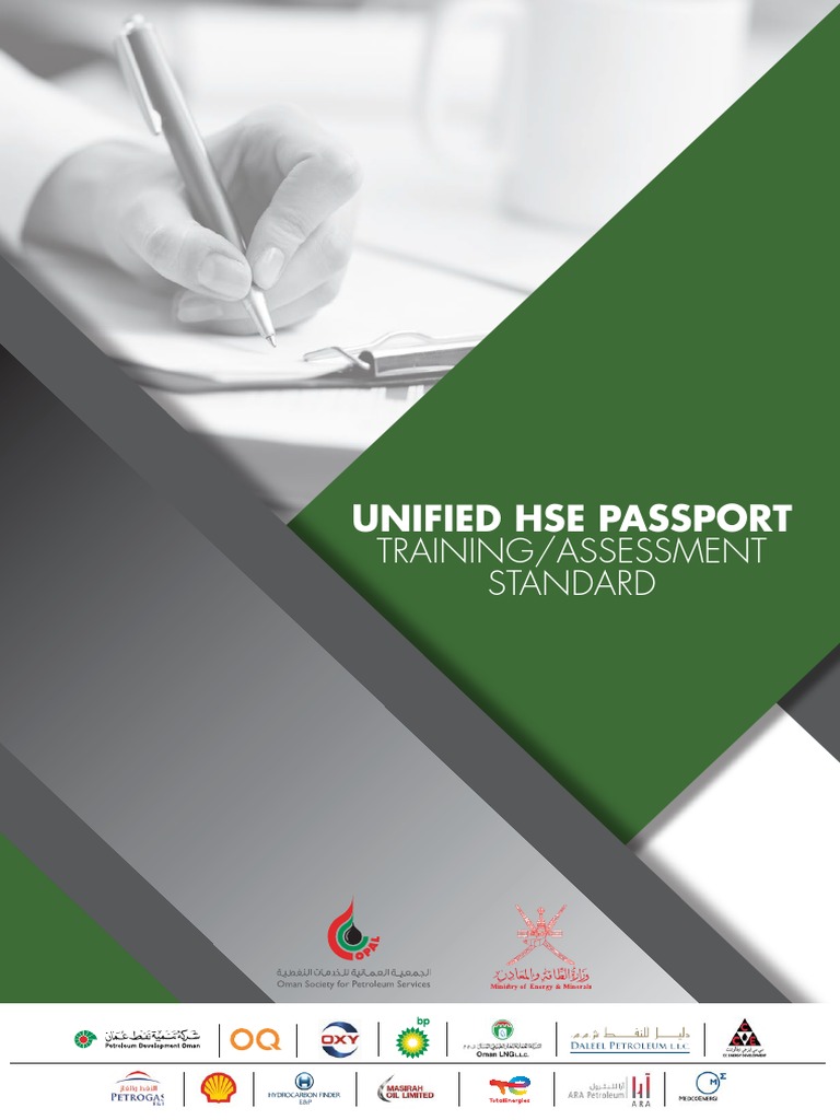 Unified HSE Passport Training Standard | PDF | Technology & Engineering