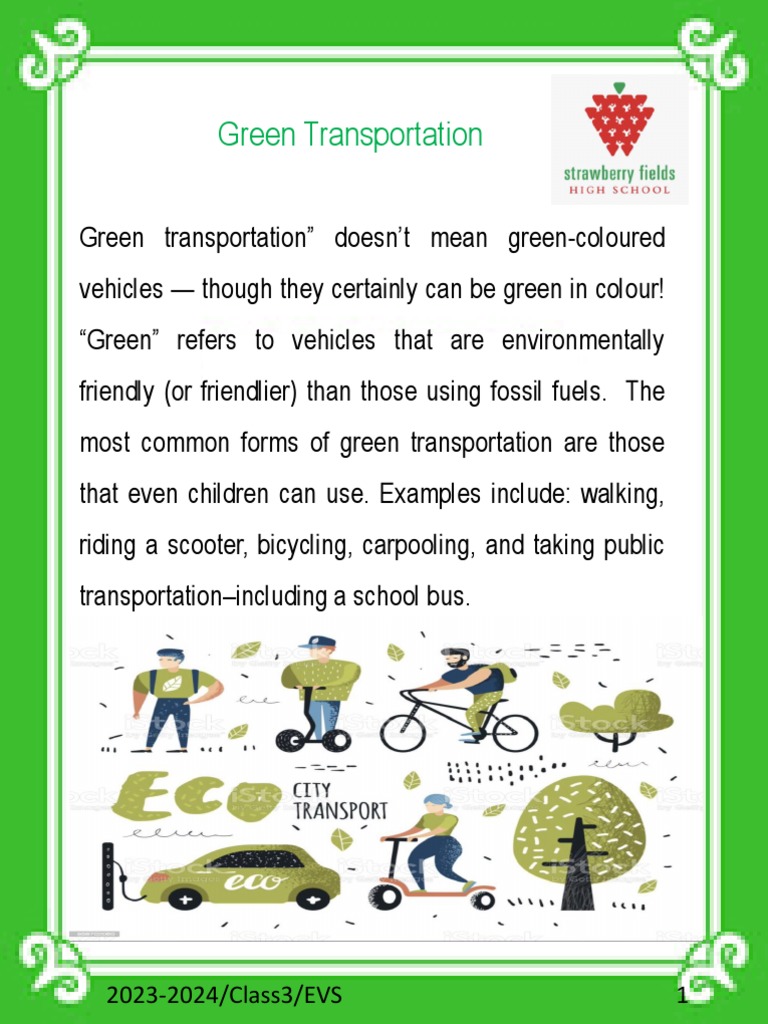 Green Transportation | PDF