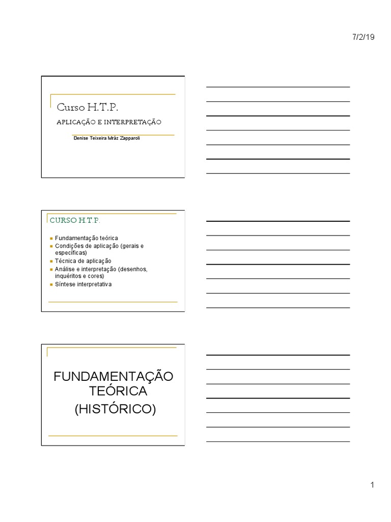 Curso HTP (Completo) Denise | PDF