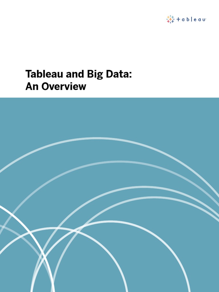 EN Tableau Big Data Overview Whitepaper | PDF | Computers | Technology ...