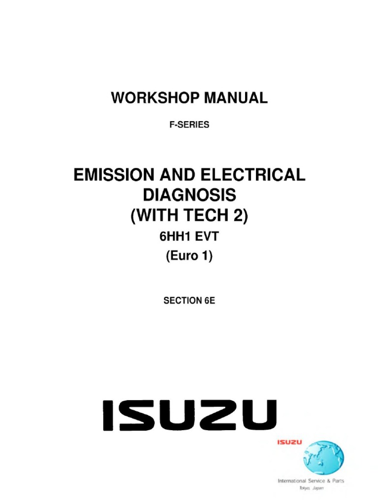 6heed-We-0001 - Emission and Electrical Diagnosis 6HH1 EVT | PDF