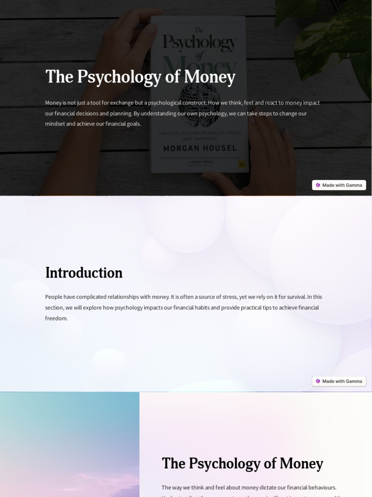 The Psychology of Money | PDF