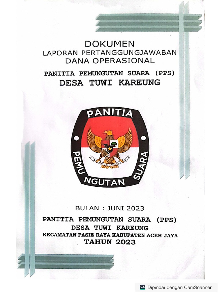 LPJ Bulan Juni Pps Tuwi Kareung | PDF