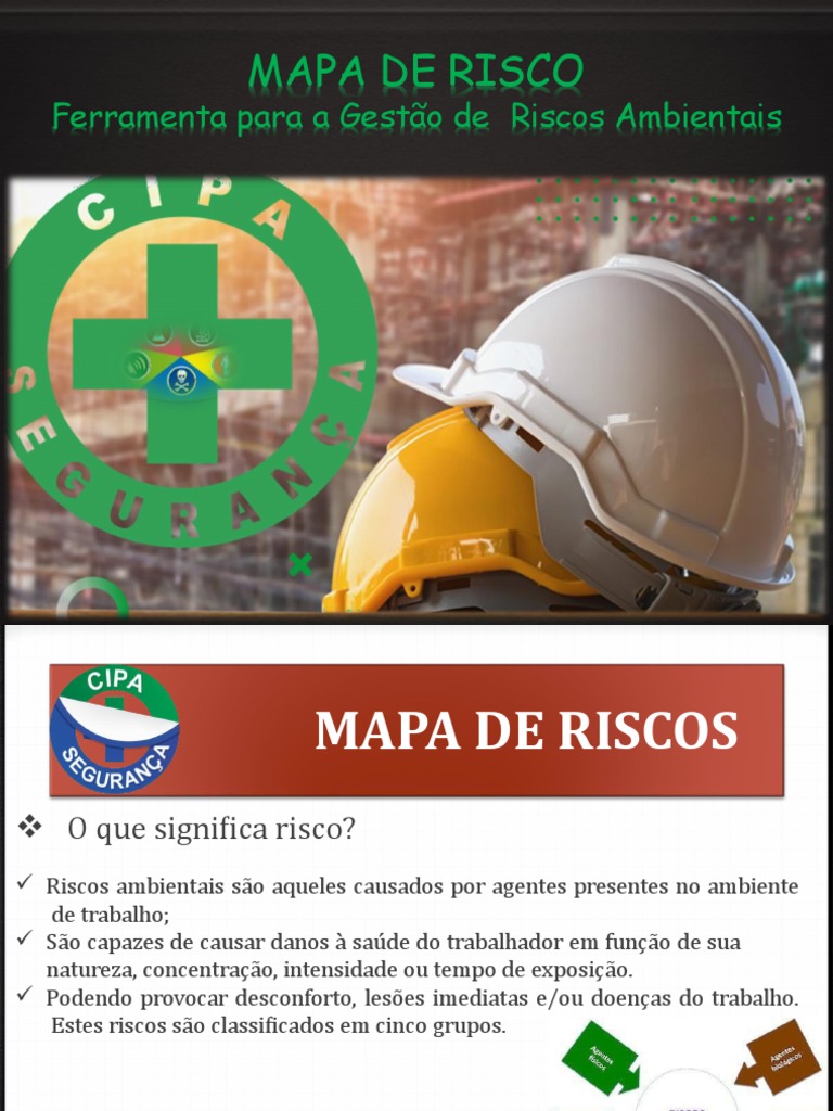 Apresentacao de Mapa de Risco Cipa Central | PDF