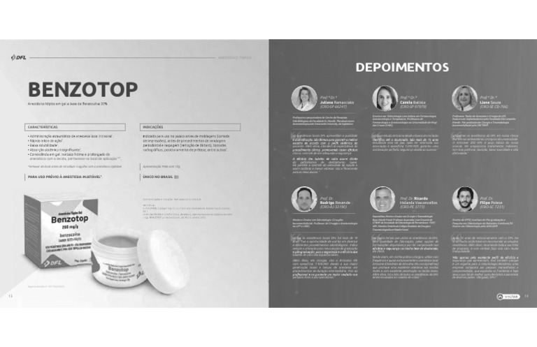 BENZOTOP | PDF | Cirurgia oral e maxilofacial | Odontologia