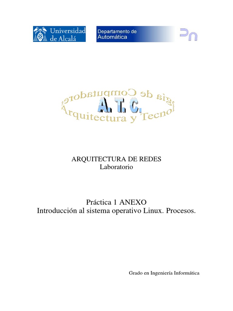 Practica 1 Anexo Linux | PDF | Programación | Programa de computadora